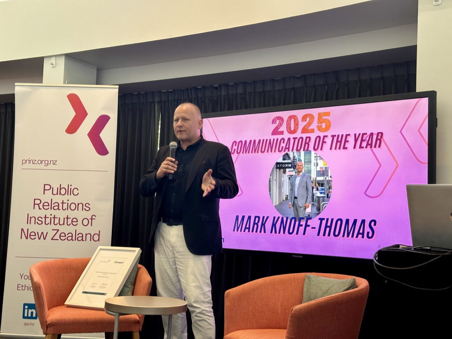 Mark Knoff-Thomas unveiled as the 2025 PRINZ Communicator of the Year - PRINZ - Public Relations ...